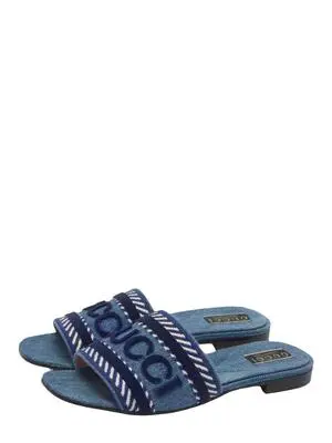 GUCCI Jane Logo-embroidered Sandals