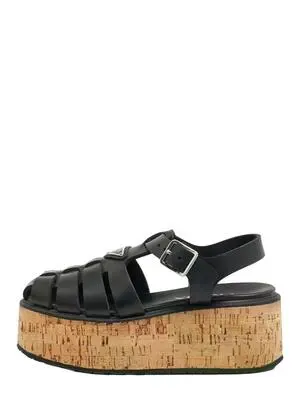 PRADA Monolith Platform Sandals