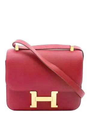 Hermès 2016 Constance 24 Shoulder Bag Red
