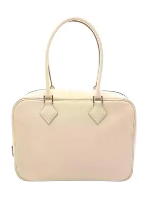 Hermès Plume 28 Swift Tote Bag Neutrals