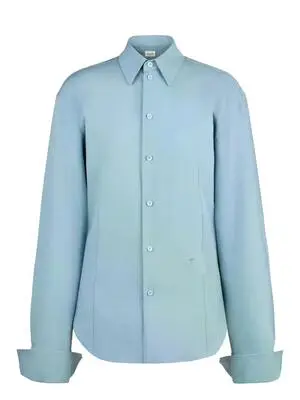 TOD'S Logo-embroidered Shirt - Blue
