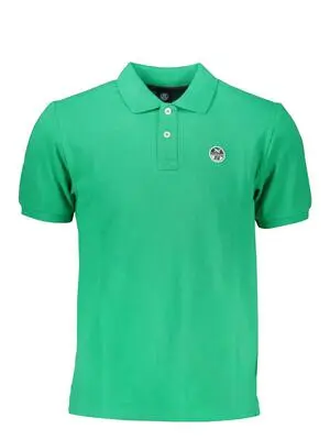NORTH SAILS Logo-appliqué Short-sleeve Polo Shirt - Green
