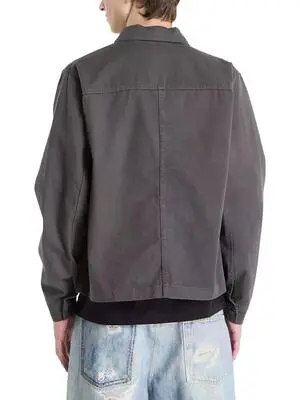 Alpha Industries Logo-patch Chore Jacket - Grey