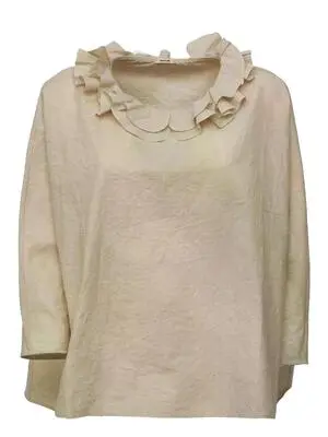 APUNTOB Ruffled-collar Blouse