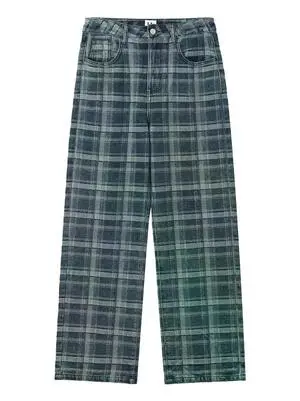 B+AB Plaid Jeans - Blue