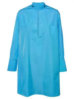 FERRAGAMO Band Collar Tunic Dress - Blue