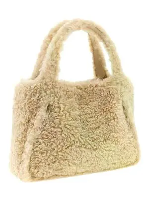 Stella McCartney Logo-embroidered Tote Bag Neutrals