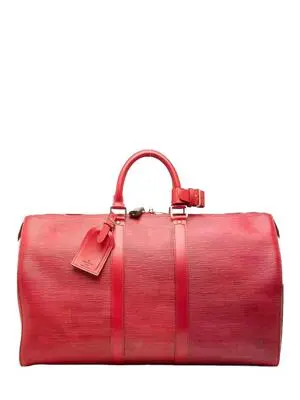 LOUIS VUITTON 1997 Epi Keepall 45 Travel Bag - Red