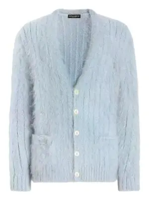 Dolce & Gabbana Mohair Cardigan - Grey