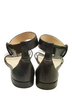 JIMMY CHOO Jaimie Ankle-strap Flat Sandals