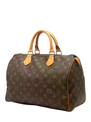 LOUIS VUITTON 2003 Monogram Speedy 30 Boston Bag - Brown