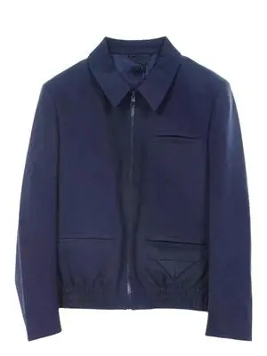 LOUIS VUITTON 2010s Monogram Jacquard Jacket - Blue