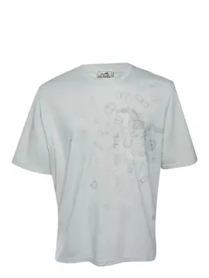 Hermès Fragments Équestres T-shirt - Grey