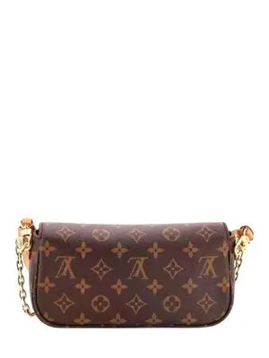 LOUIS VUITTON Ivy Wallet On Chain Monogram Canvas Shoulder Bag - Brown