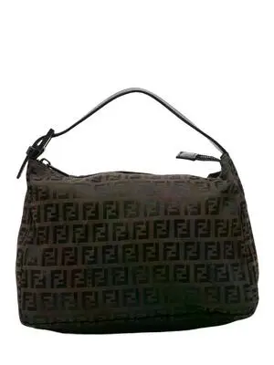 Fendi 2010-2026 Zucchino Canvas Handbag - Brown