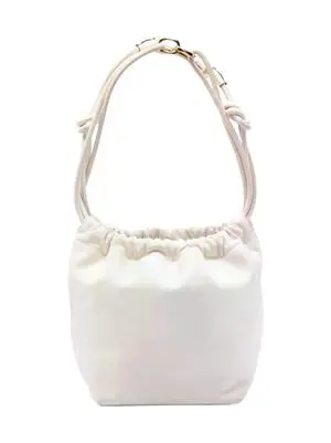 VALENTINO 2000-2017 Nappa Vlogo Pouf Bucket Bag