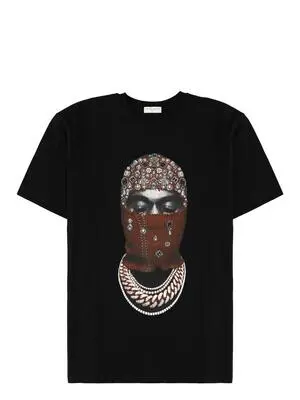 IH NOM UH NIT T-shirt Con Stampa "mask Jewelry - Black
