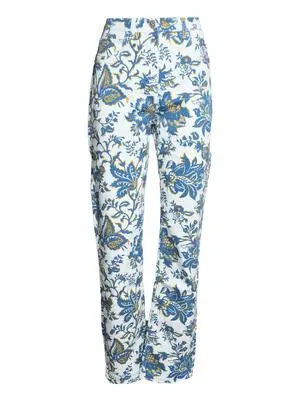 Etro Floral-printed Straight-leg Jeans - No