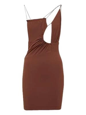 NENSI DOJAKA Cutout Ruched Minidress