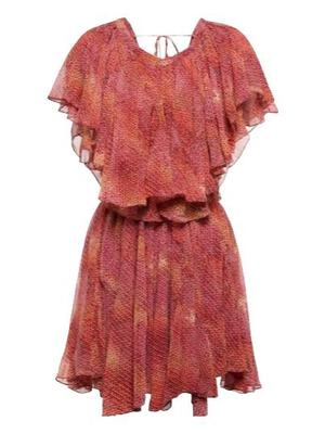 ISABEL MARANT ÉTOILE Amelie Printed Silk Chiffon Minidress