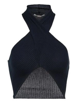 STELLA MCCARTNEY Ribbed-knit Cropped Halter Top