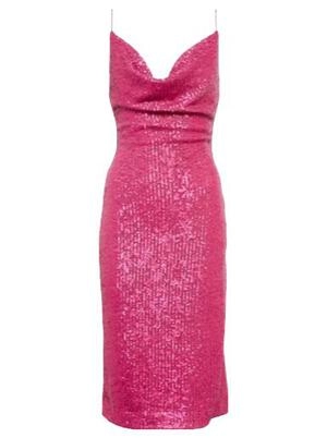 REBECCA VALLANCE Missing Hours Sequinned Midi Dress