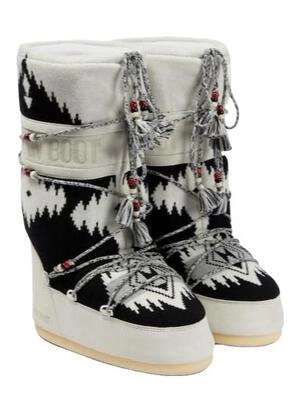 ALANUI Alanui X Moon Boot Icon Knit Boots
