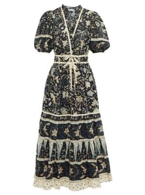 ULLA JOHNSON  Printed Midi Dress