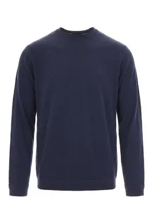 Emporio Armani S Virgin Wool Crewneck Sweater - Parisian Night