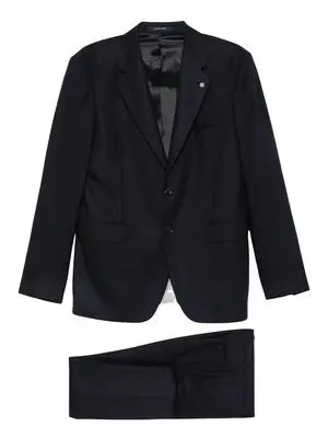 Tagliatore Tagliatore Wool & Elastane Suit Jacket Navy