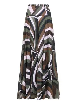 EMILIO PUCCI Pucci Printed Cotton Maxi Skirt