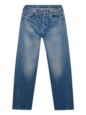 A.PRESSE No.22 Washed Wide Denim Pants - Indigo