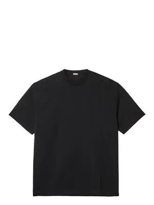 A.PRESSE Crew Neck Heavyweight T-shirt - Black