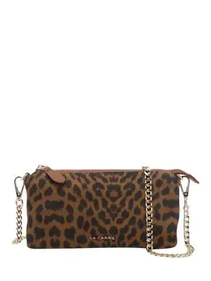 LA CARRIE Clutch - Brown