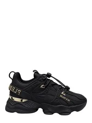 PLEIN SPORT Runner Beast X-01 Low-top Trainers With Drawstring Closure Black