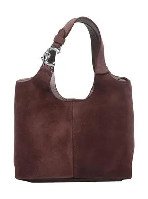 COCCINELLE C-easy Leather And Suede Mini Bag With Removable Inner Pouch