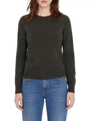 Barbour Slim Fit Wool And Cotton Blend Crew Neck Jumper With Patches - Olive