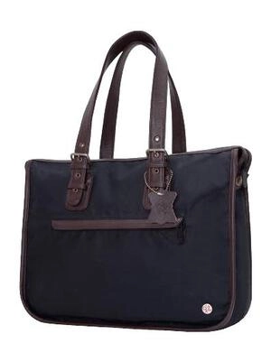 TOKEN Waxed Canvas Work Tote Black