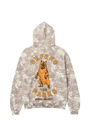 PARKS PROJECT Defend The Parks Bear Hoodie - Camo
