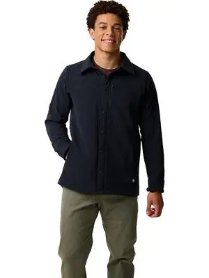 BACKCOUNTRY Bga Destination Softshell Fleece Snap-up Shirt Black