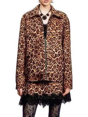 Anna Sui Leopard Denim - Honey Multi