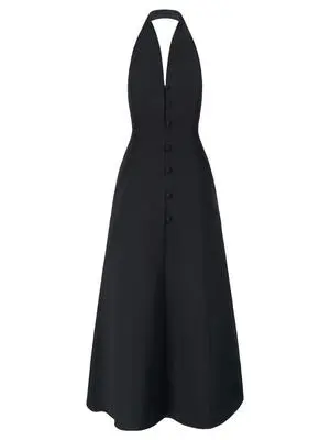 Staud Stella Halter Dress - Black