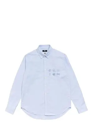 StÜssy X Junya Button Down Shirt - Saxe Blue