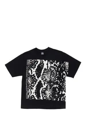 StÜssy Snakeskin T-shirt - Black