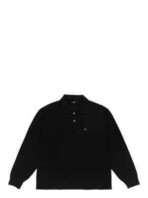 StÜssy Classic Pique Ls Polo - Black