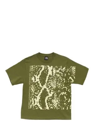 StÜssy Snakeskin T-shirt - Olive