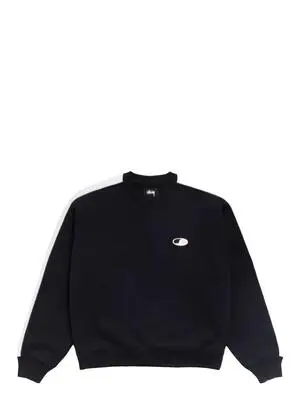 StÜssy Paneled Stripe Crew - Black