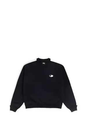 StÜssy Paneled Stripe Crew - Black