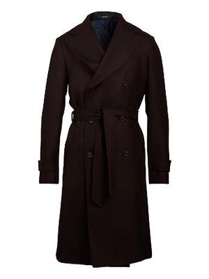 DRUMOHR Coat Size Virgin Wool - Brown