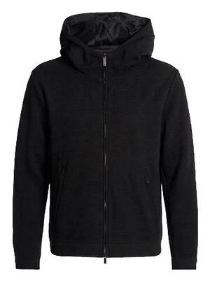 Emporio Armani Jacket Size Viscose, Polyamide, Elastane - Black